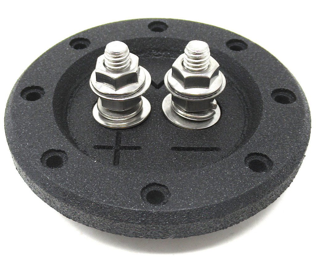 SMD 1 Channel Heavy Duty Speaker Terminal (Stainless) (3/4" PVC Black ...