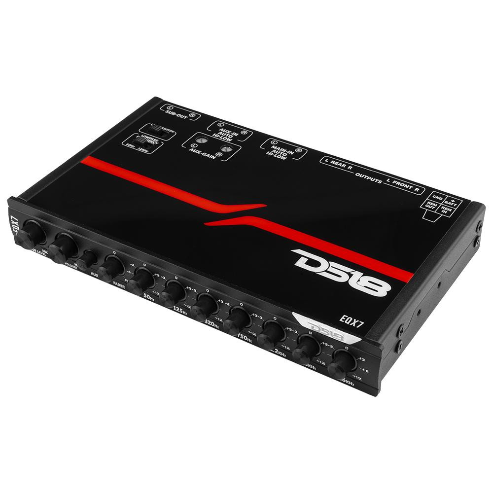 DS18 High Volt 7-Band Equalizer with High Level Input and Auto Turn On ...