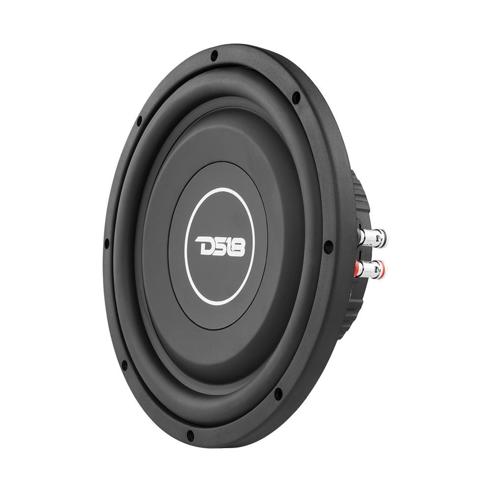 DS18 SRW10.4D 10" Car Subwoofer 400 Watts Dvc 4-Ohms Shallow Mount