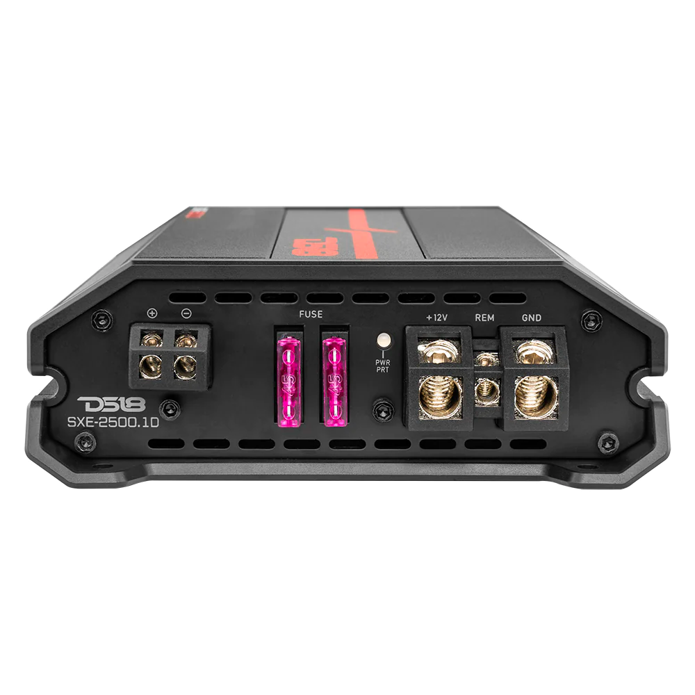 DS18 SXE-2500.1D Class D 1-Channel Monoblock Car Amplifier 800 x 1 RMS ...