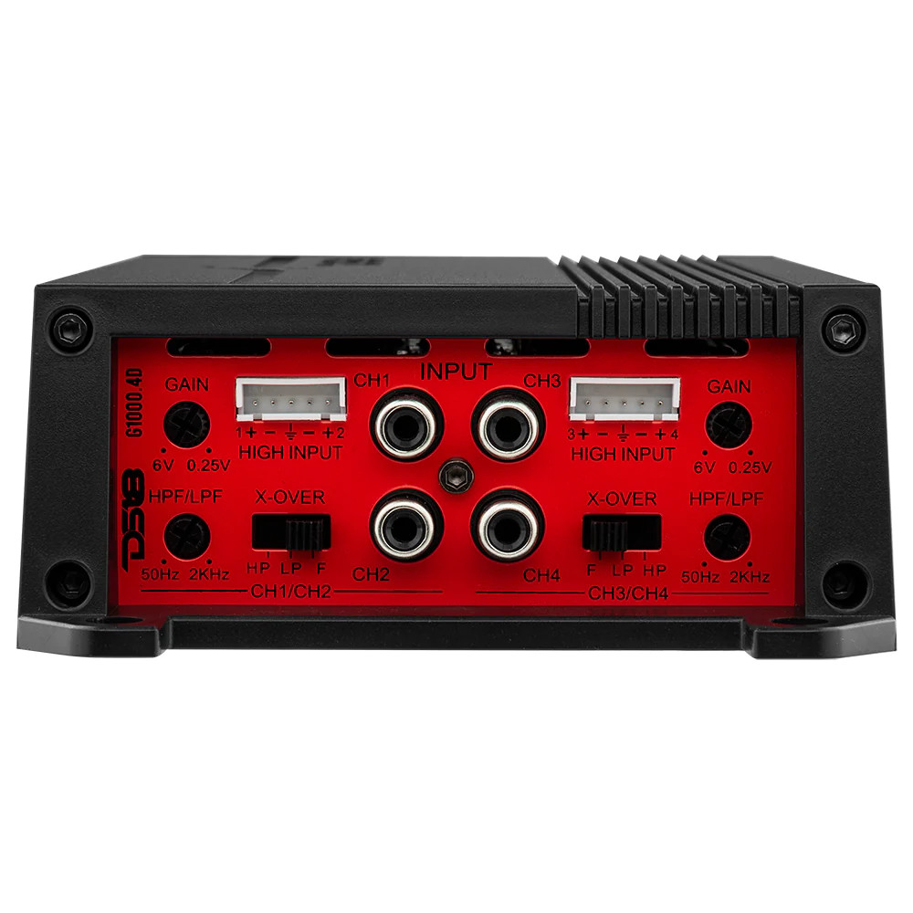 DS18 GEN-X Full-Range Class D 4-Channel Amplifier 4 x 90 Watts Rms @ 4 ...
