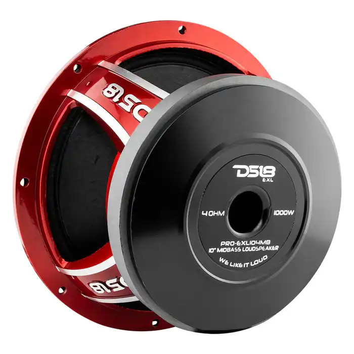 DS18 PRO EXL104MB Competition 10″ Midrange Loudspeaker 1000 Max 4-ohm ...