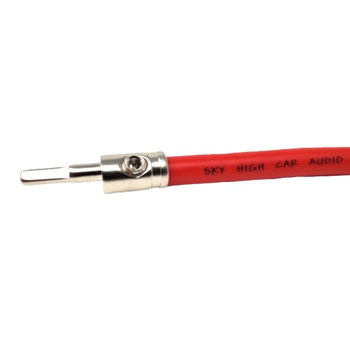 Pair 4ga to 8ga Amp Inputs w/ Heat shrink