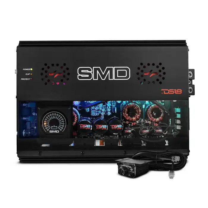 SMD - Monoblock Amplifier with VM-1 Voltmeter and Digital LED Lights ...