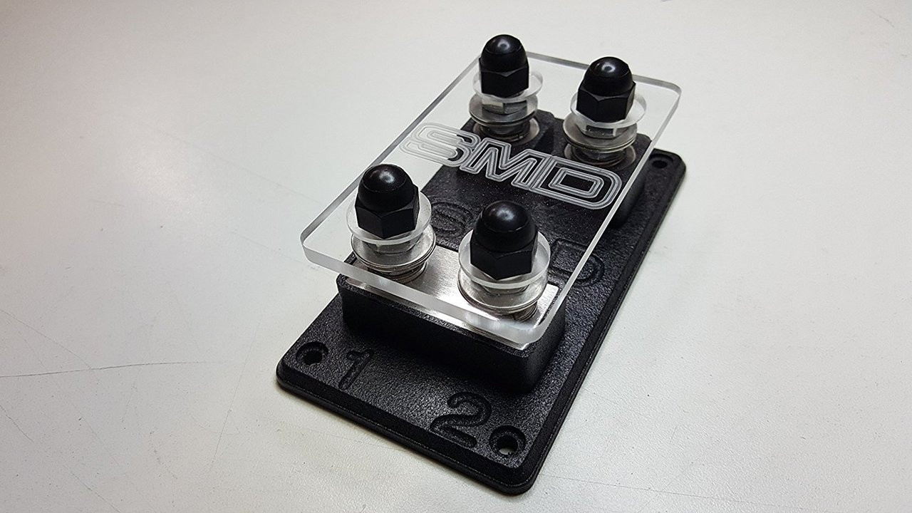 SMD Heavy Duty Quad ANL Fuse Block Copper - Sky High Car Audio