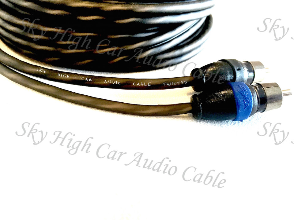 Sky High Car Audio Premium 4-Channel RCA 12ft-20ft Sky High Car Audio