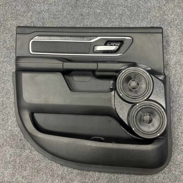 Custom Speaker Pods Dual 6-1/2″ for Rear Door 19-23 Dodge Ram Crew Cab ...