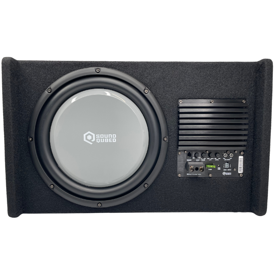 SoundQubed HDS2 12" Subwoofer Loaded and Powered Enclosure Subwoofer ...