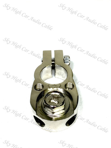 Positive Battery Terminal Ring Terminal/ (2) 8 ga Output Set Screw SAE Post