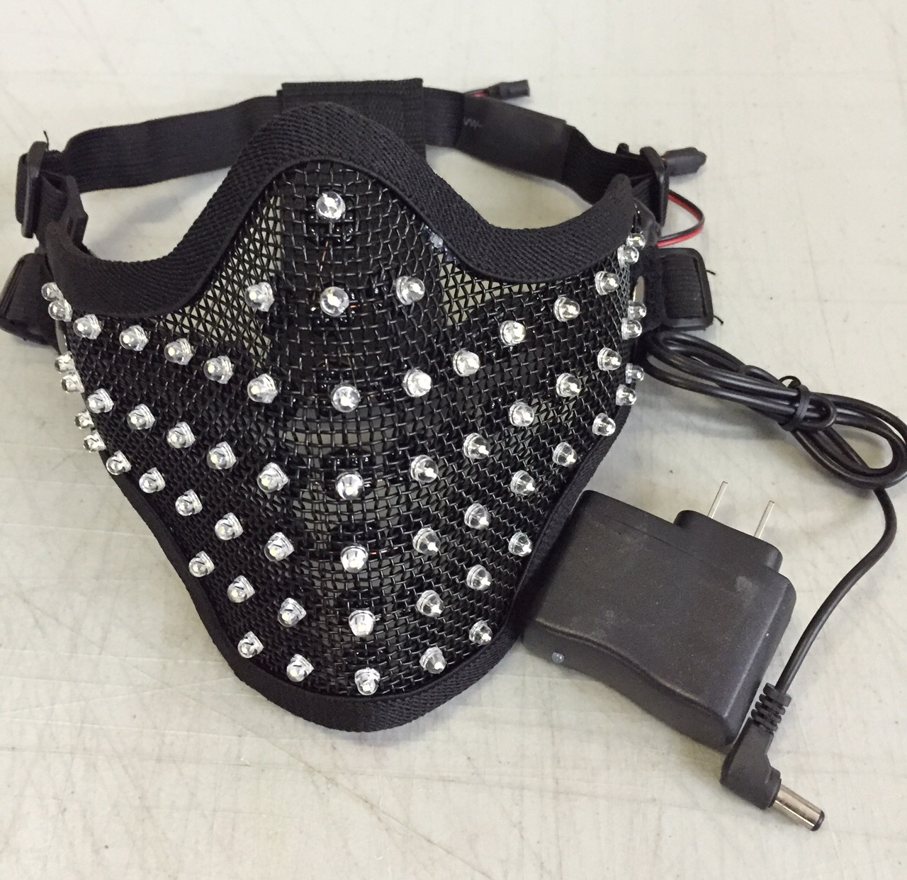 LED LUMINOUS FLASHING MASK FOR RAVE PARTIES