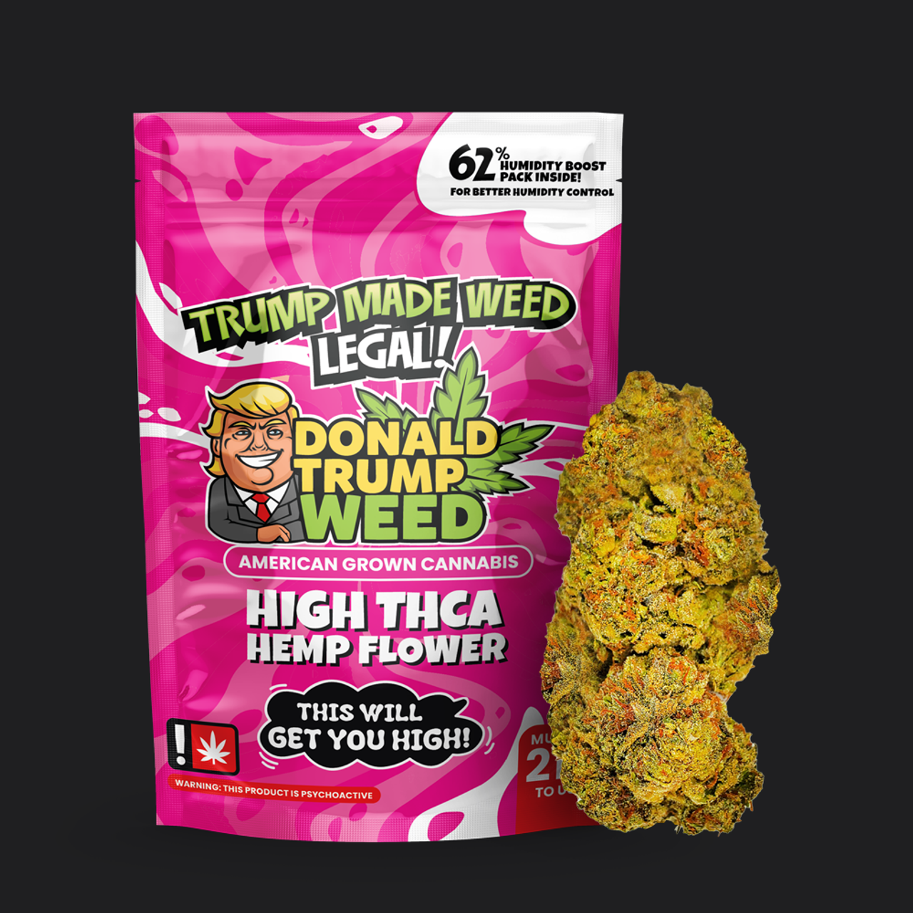 THCa Flower - Cherry Chocolate Cake - Donald Trump Weed THCa Flower - Cherry Chocolate Cake - Donald Trump Weed