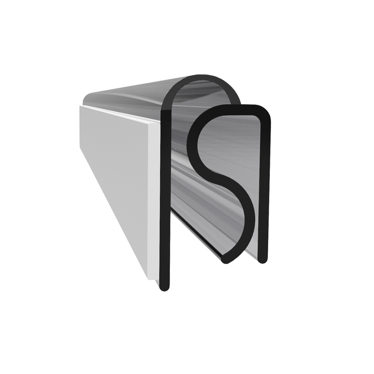 Adhesive Plastic Flexible Shelf Edge Hinge Profiles