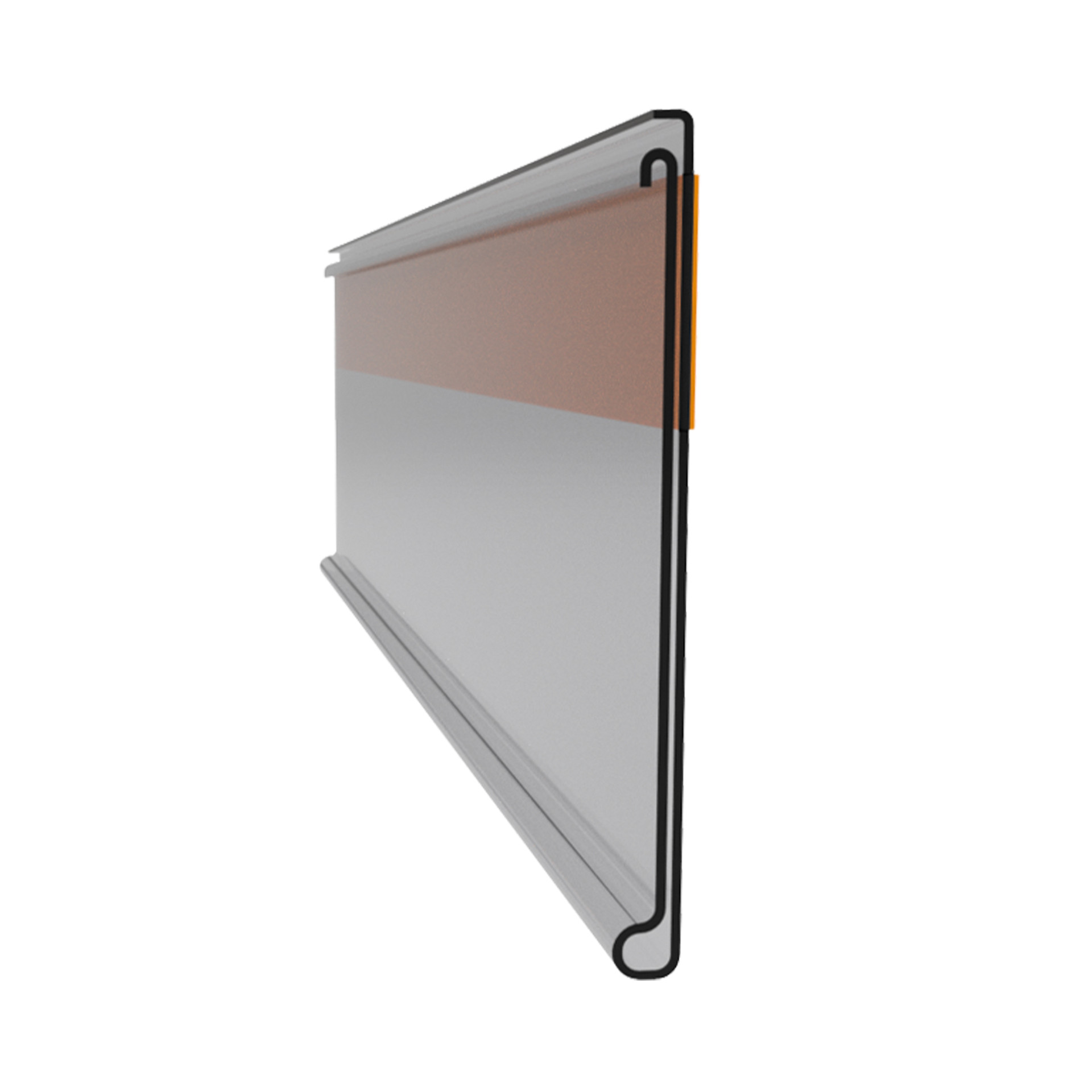 39mm Recyclable Data Strips with 12mm Adhesive Tape