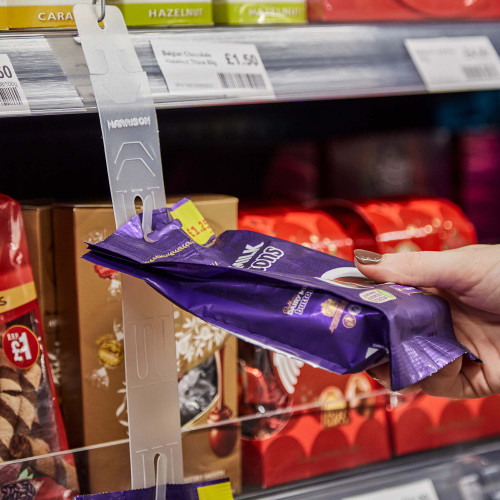 Plastic Flexible Hanging Clip Strips - 824 x 40mm