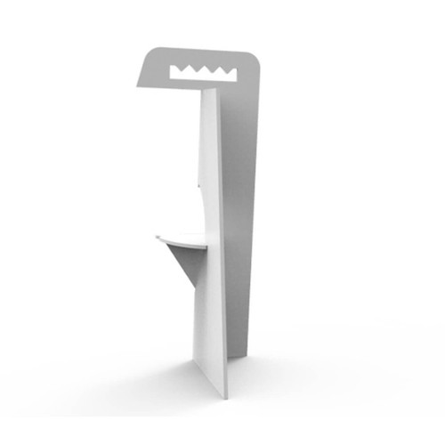 Cardboard Showcard Struts - White - Pack of 100