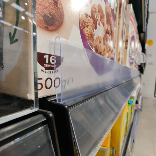 Extruded PVC Shelf Risers - Pack of 50