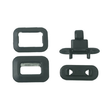 No 380 Black Plastic Case Lock & Catch Sets - Pack of 500