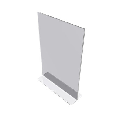 Upright Acrylic Sign Holders - Pack of 1 | Counter Displays