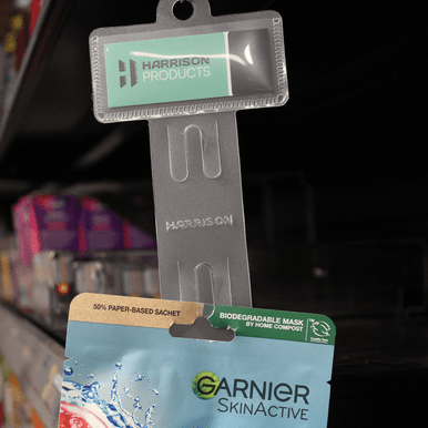 Flexible Clip Strip with Header | Hanging Strips Pack of 200