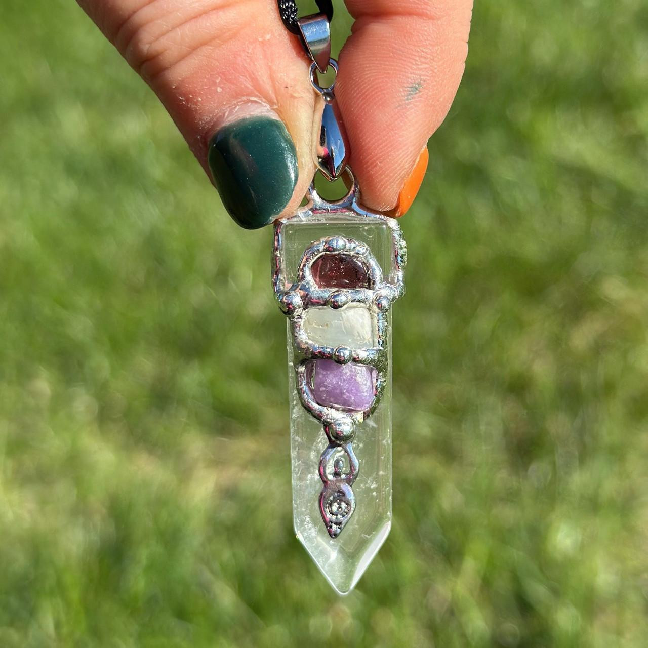 Goddess Amulet Necklace (Feminine Strength & Compassion) | New Moon ...