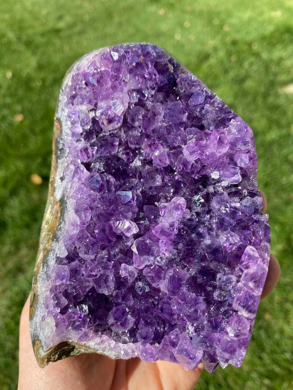 Raw Amethyst Standing Crystal Cluster - 119 | New Moon Beginnings