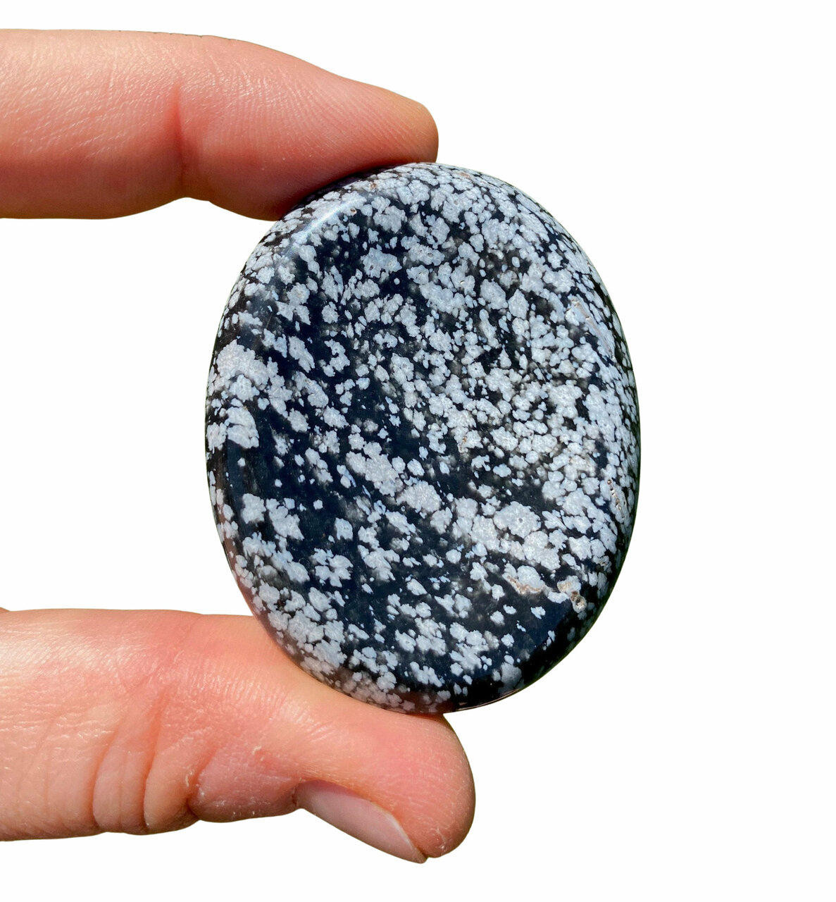 Tumbled Snowflake Obsidian - Snowflake Obsidian Tumbled Stone | New ...