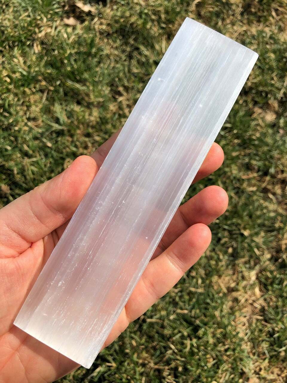 Square Selenite Plate | New Moon Beginnings