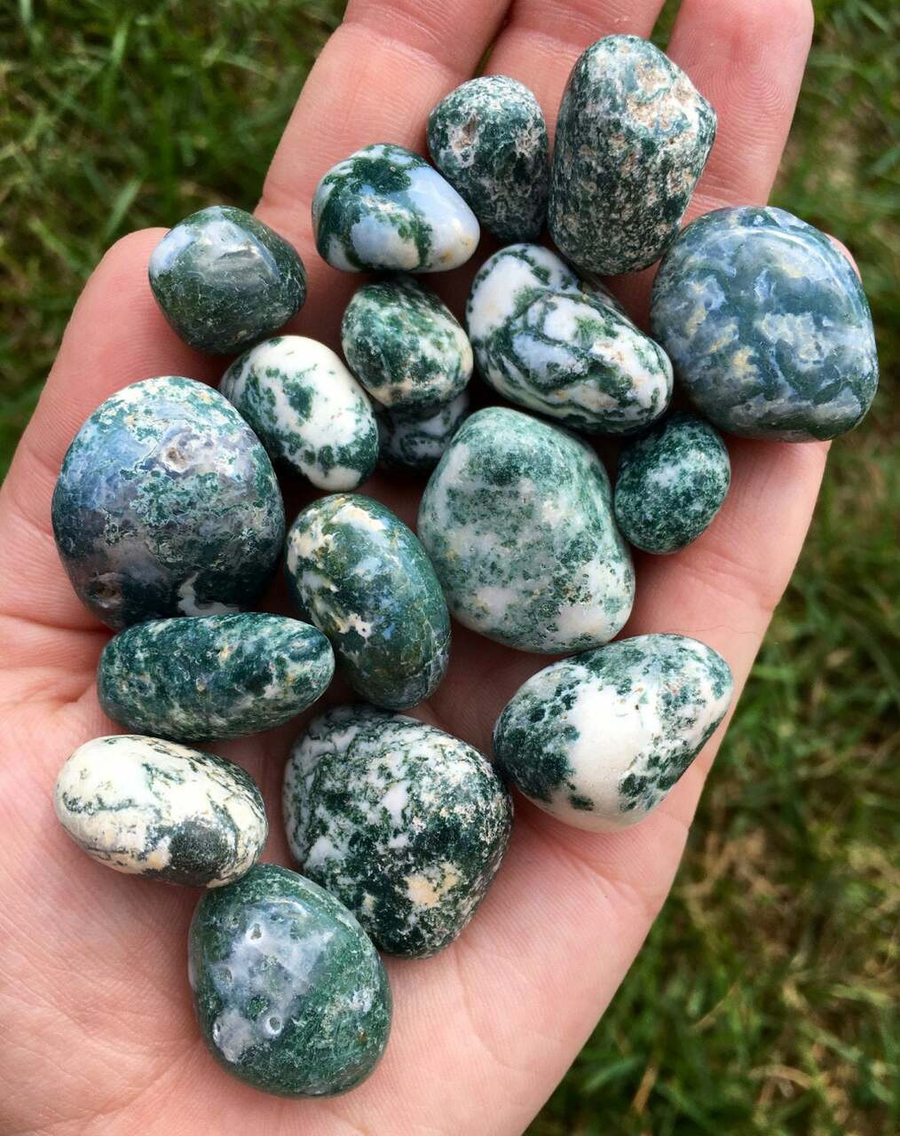 Tumbled Blue Lace Agate - Blue Lace Agate Tumbled Stone - Grade A | New ...