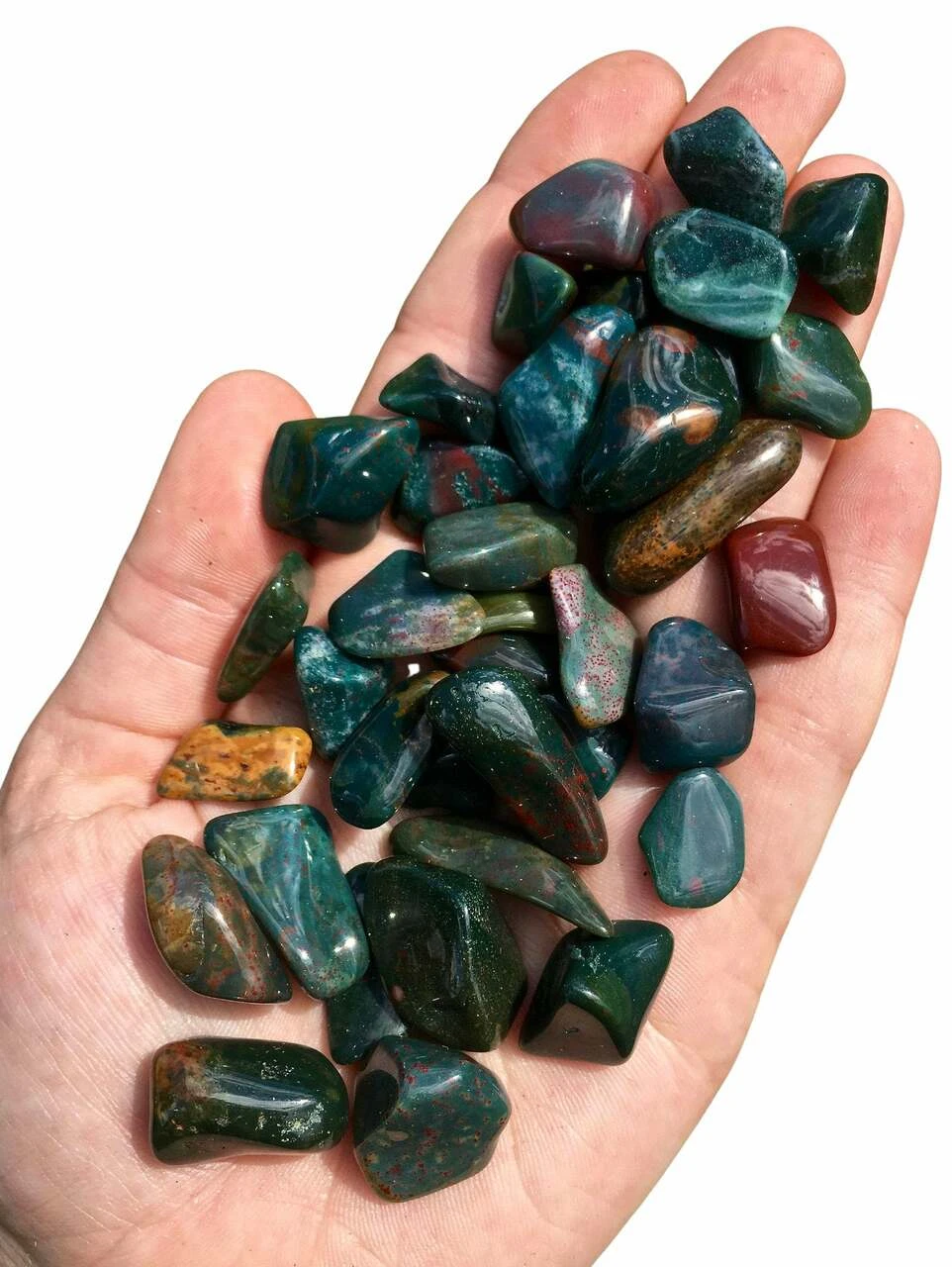 Tumbled Fancy Jasper - Fancy Jasper Tumbled Stone | New Moon Beginnings