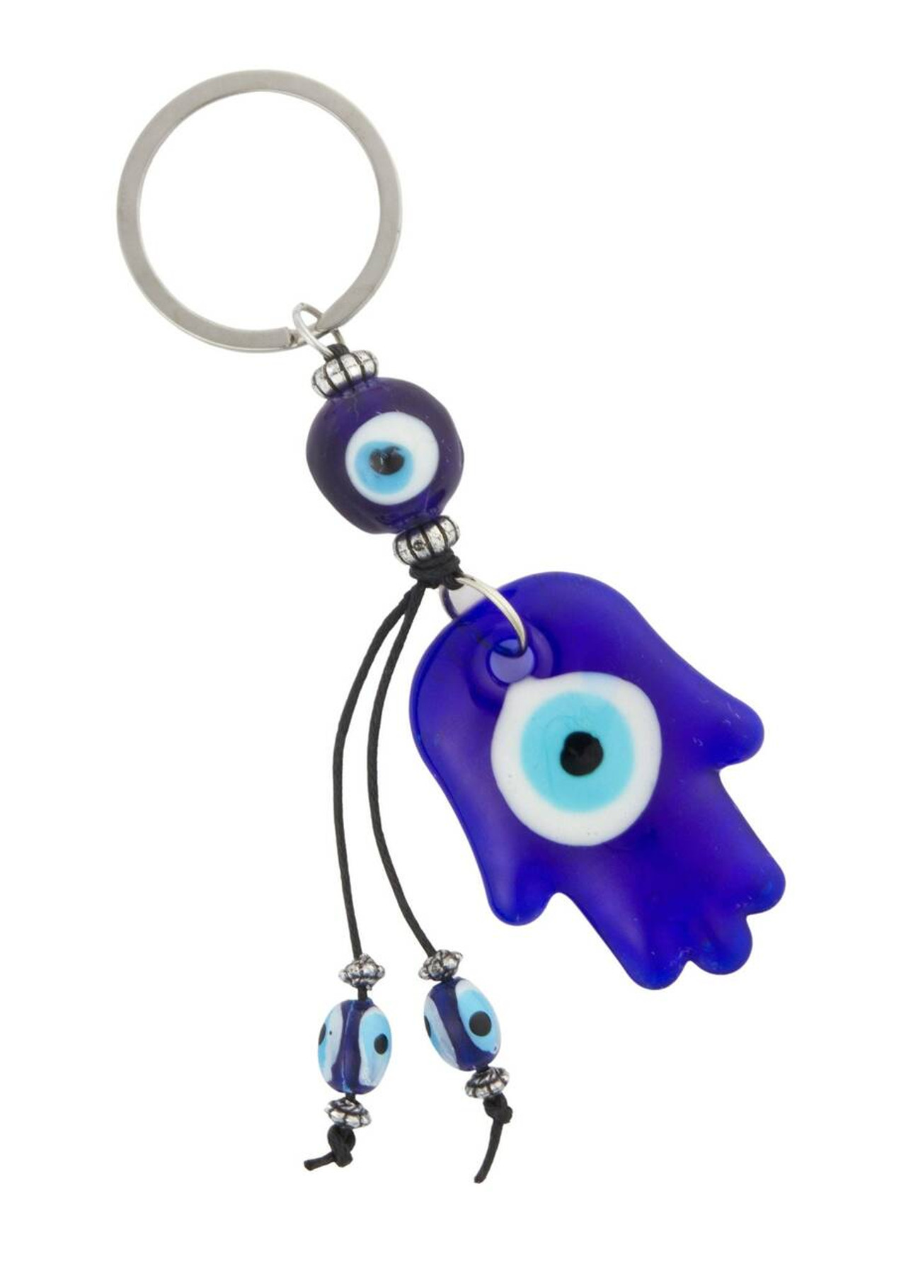 Glass Hamsa Keychain | New Moon Beginnings