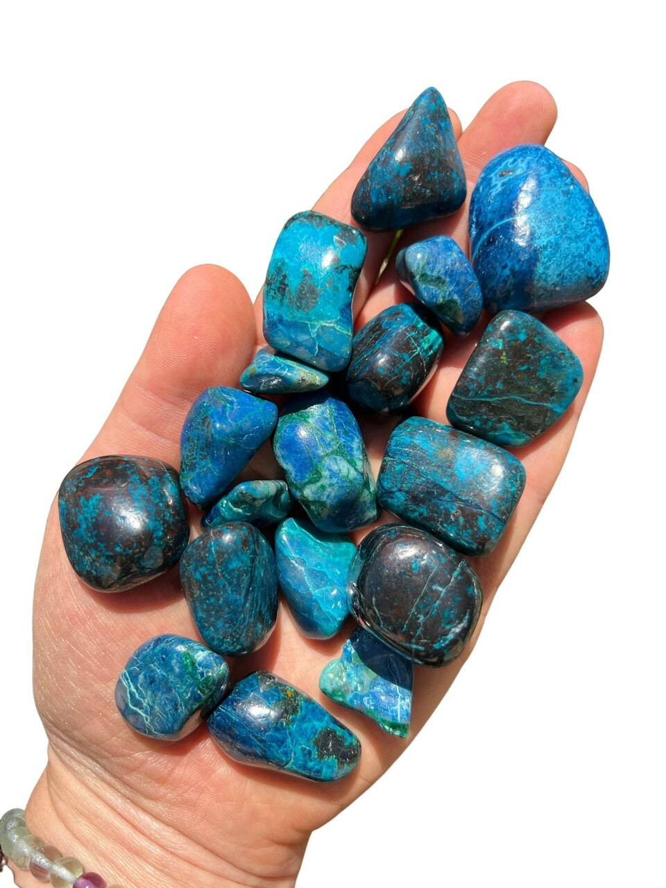 Shattuckite Tumbled Stone (Grade B) | New Moon Beginnings