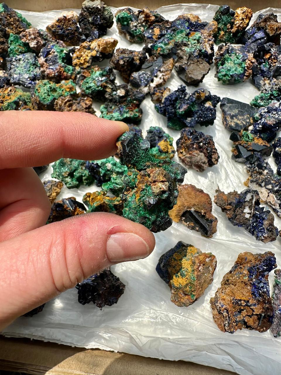 Raw Azurite Malachite Cluster | New Moon Beginnings