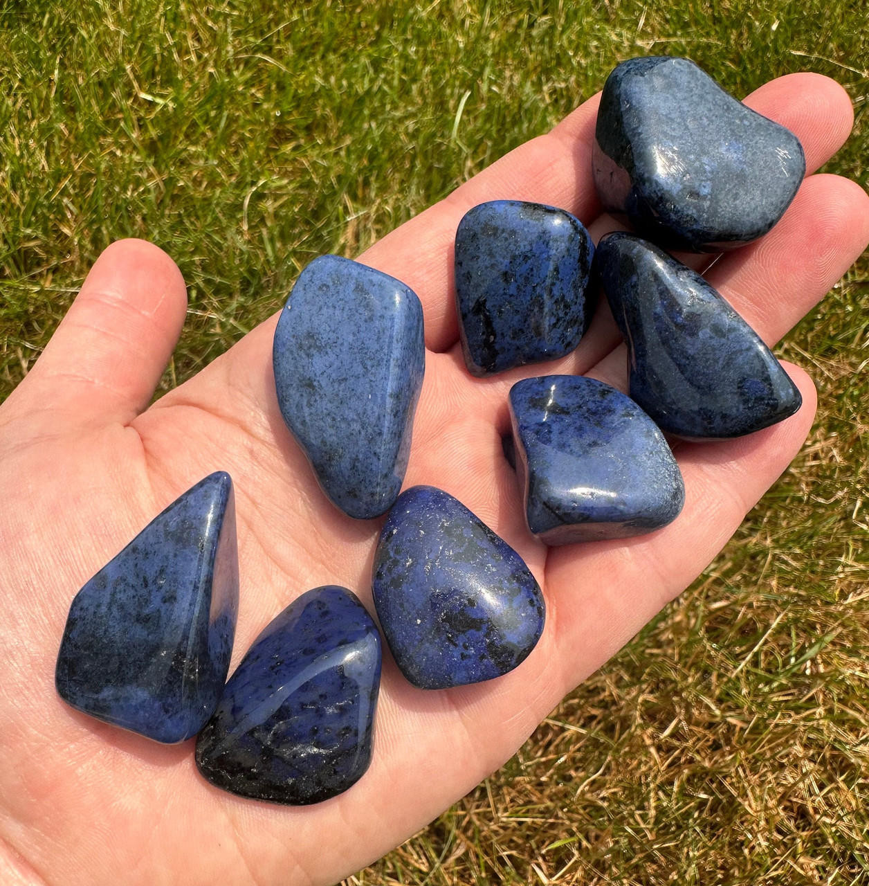 Dumortierite Tumbled Stone - Grade AA | New Moon Beginnings