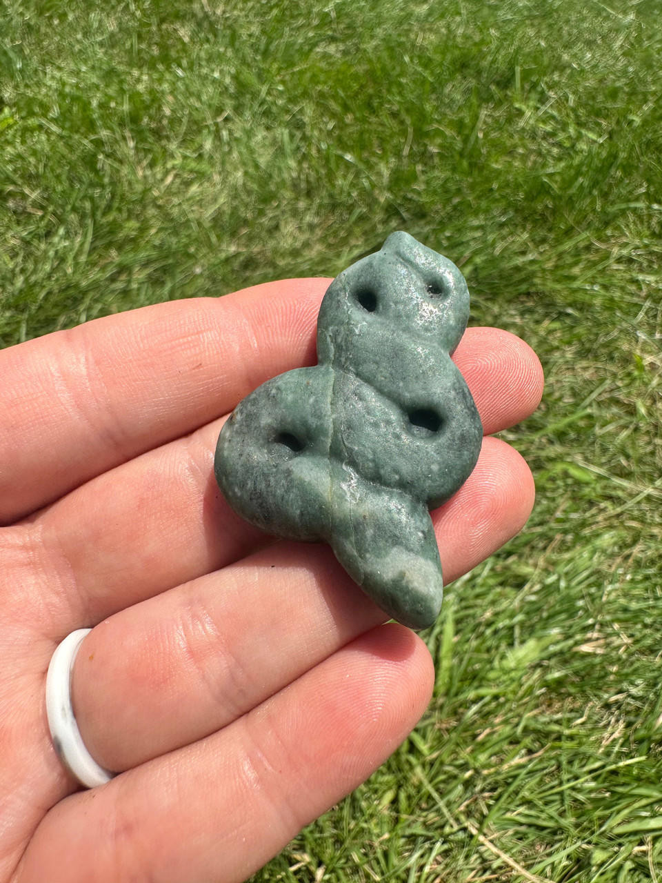 Nephrite Jade Snake | New Moon Beginnings