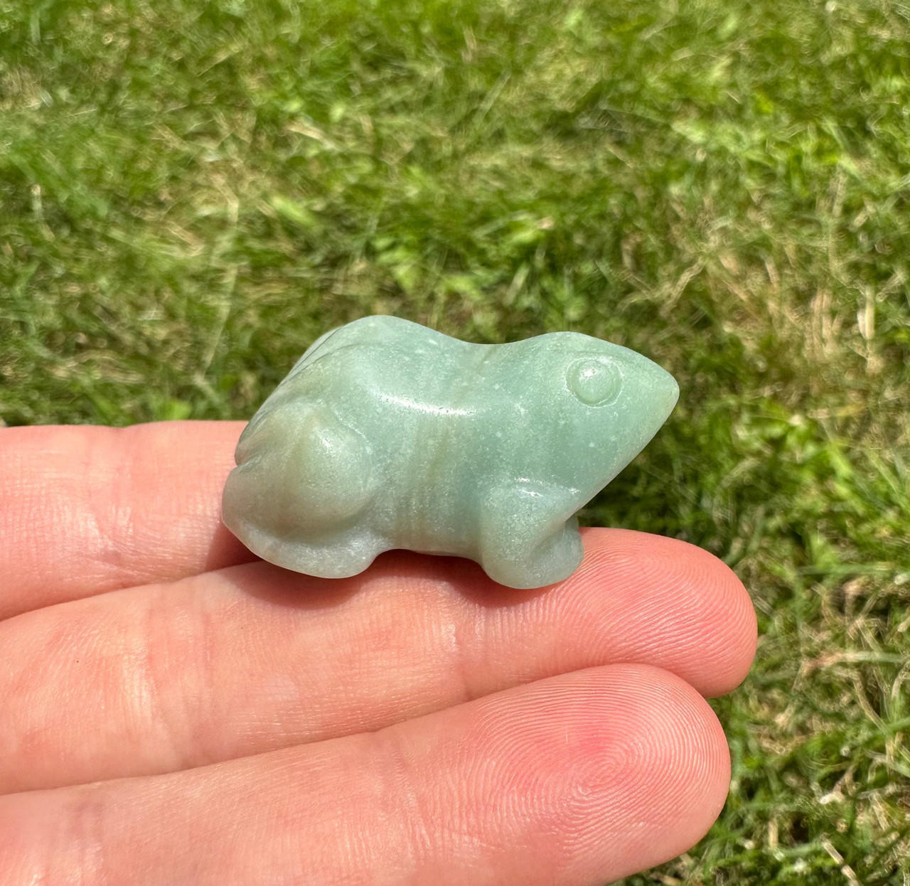 Amazonite Crystal Frog | New Moon Beginnings