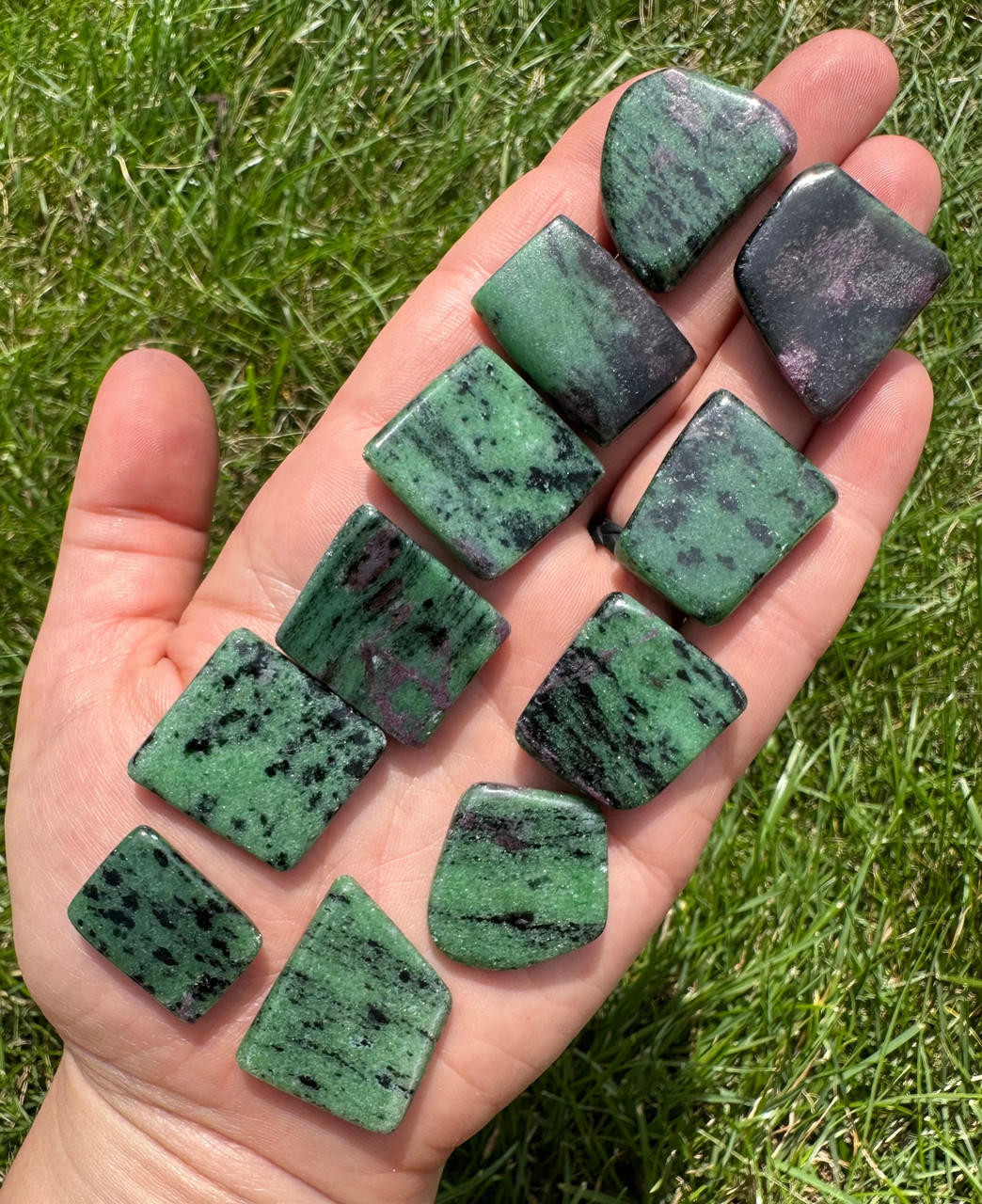 Ruby in Zoisite Slab | New Moon Beginnings