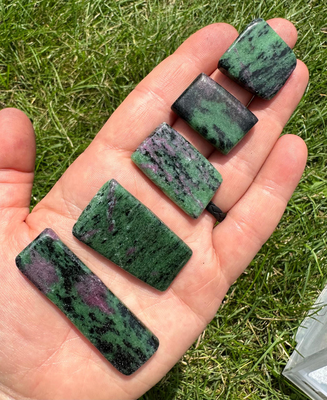 Ruby in Zoisite Slab | New Moon Beginnings