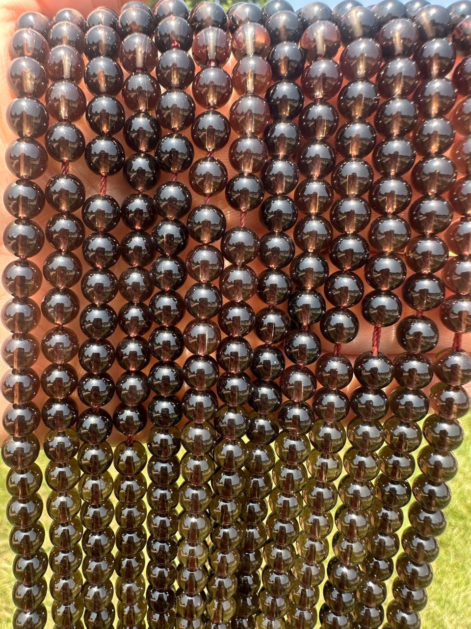 Smoky Quartz Bead Strand | New Moon Beginnings