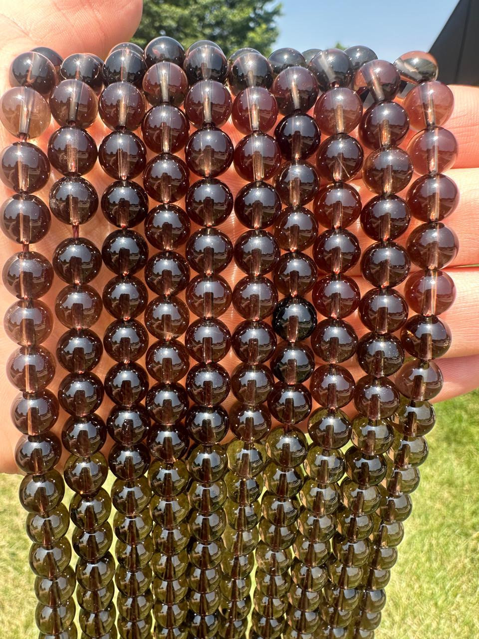 Smoky Quartz Bead Strand | New Moon Beginnings