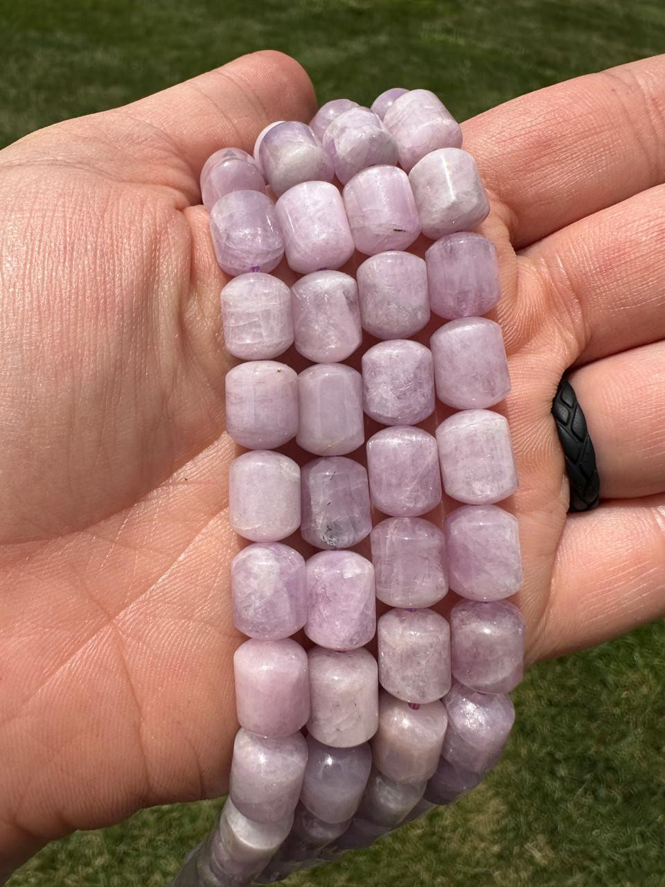 Kunzite Bead Strand - Grade A | New Moon Beginnings