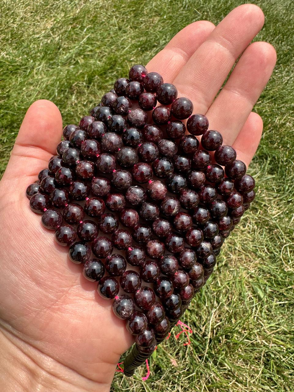 Garnet Bead Strand - Grade A | New Moon Beginnings