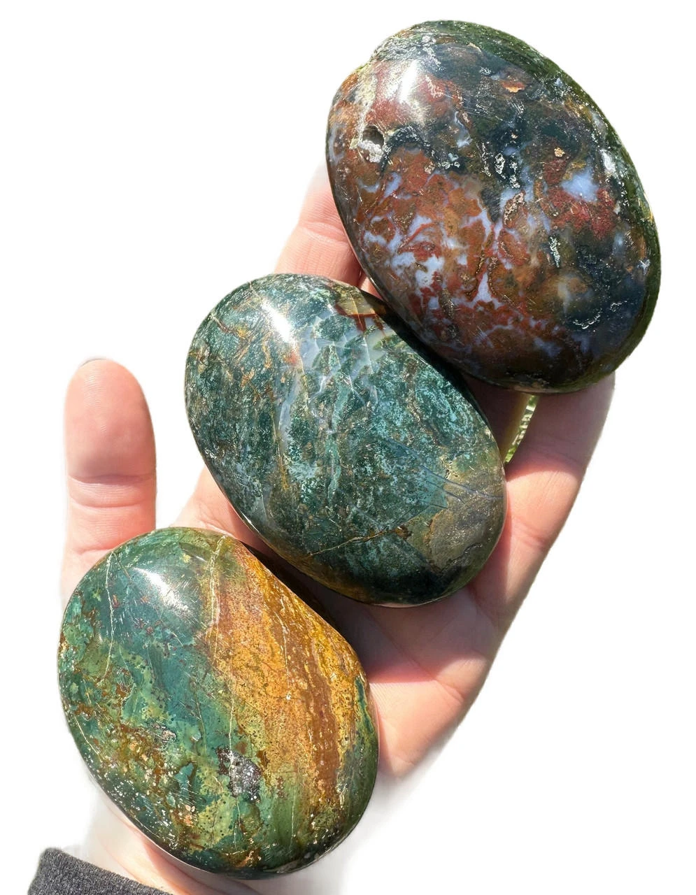 Fancy Jasper Palm Stone | New Moon Beginnings