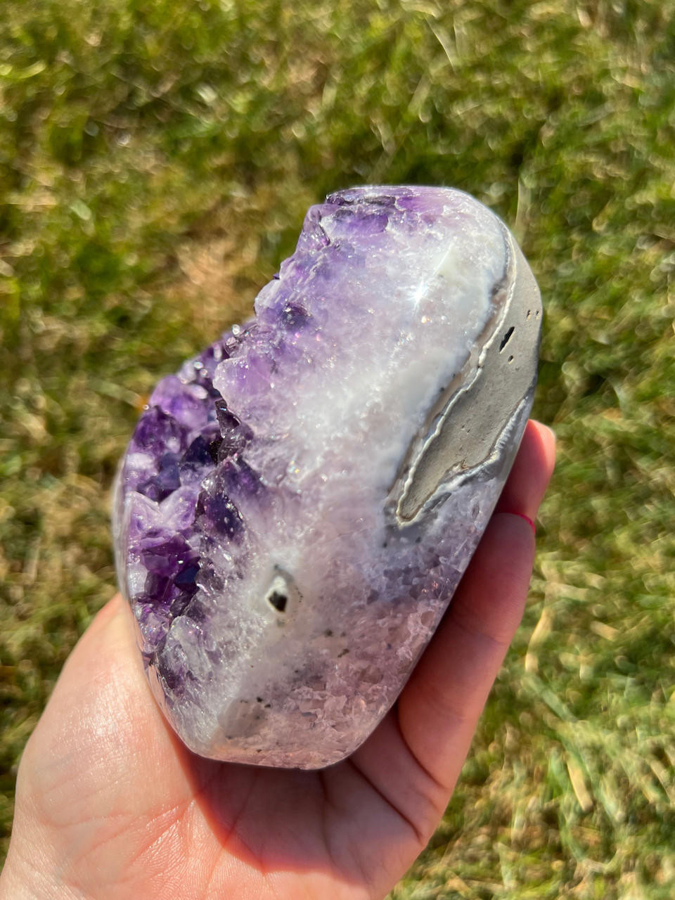 Amethyst Heart Cluster - No.5 | New Moon Beginnings