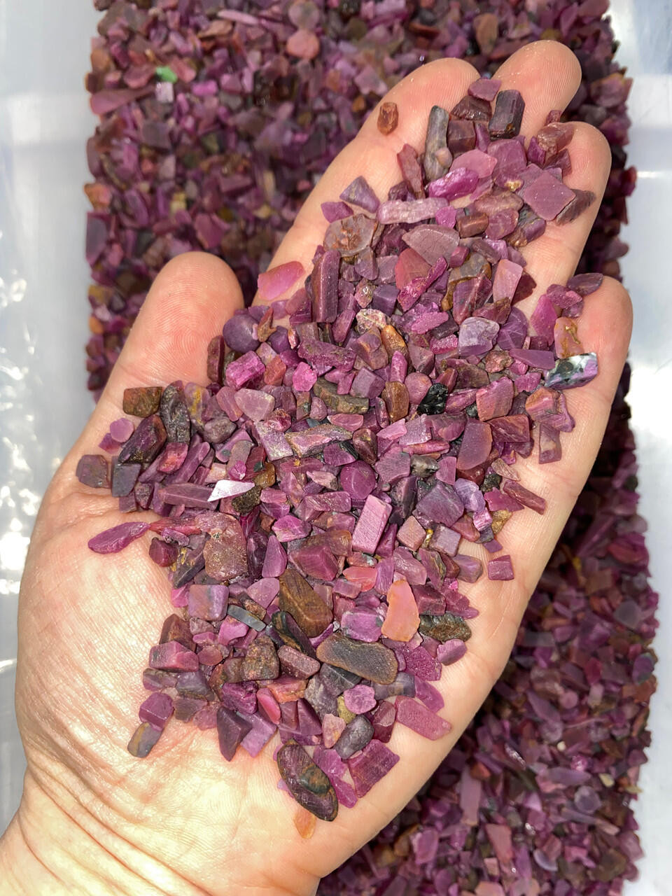 Bulk Ruby Semi-Polished Chips (1 lb. Bag) | New Moon Beginnings