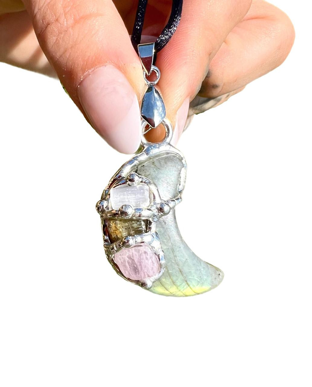 Spiritual Awakening Moon Amulet | New Moon Beginnings