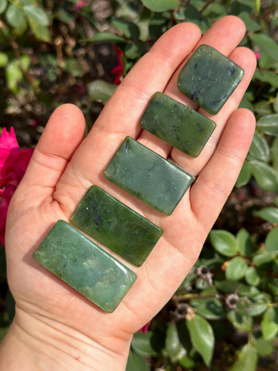Nephrite Jade Crystal Slice | New Moon Beginnings