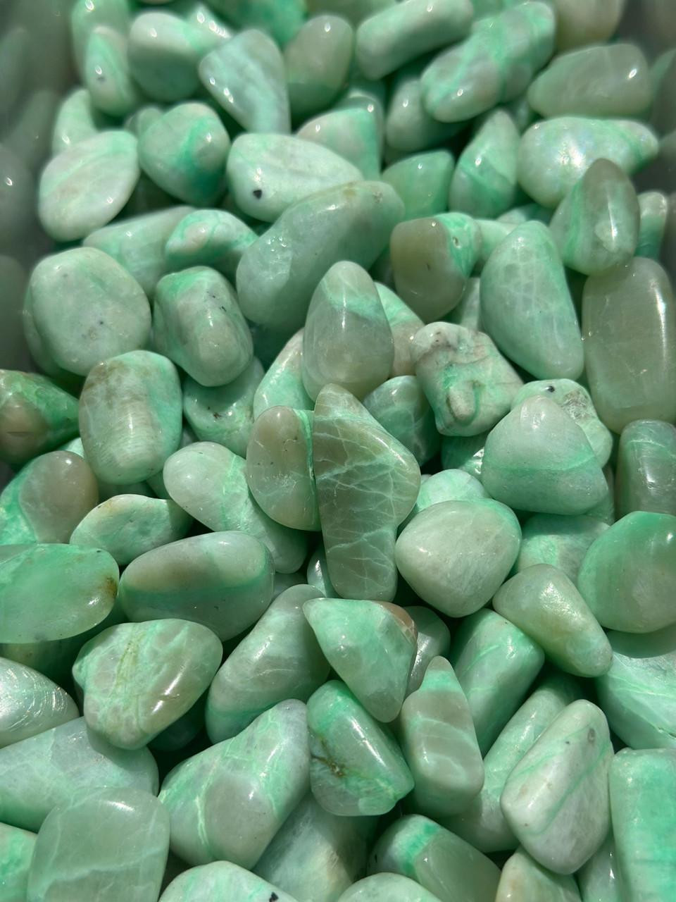 Garnierite Tumbled Stone - Grade A | New Moon Beginnings