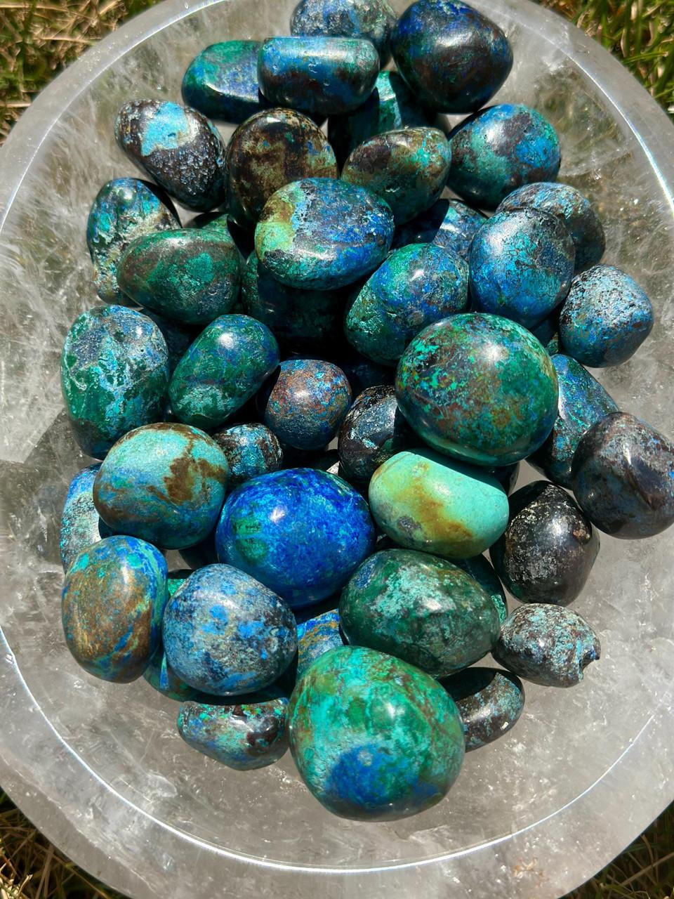 Azurite Tumbled Stone (Peru) | New Moon Beginnings