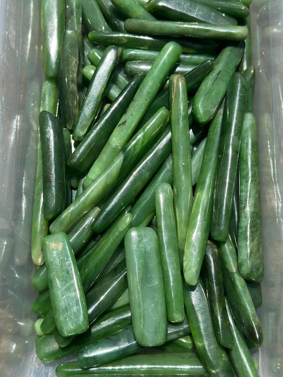 Nephrite Jade Wand - Grade AA Siberian Jade Stone | New Moon Beginnings