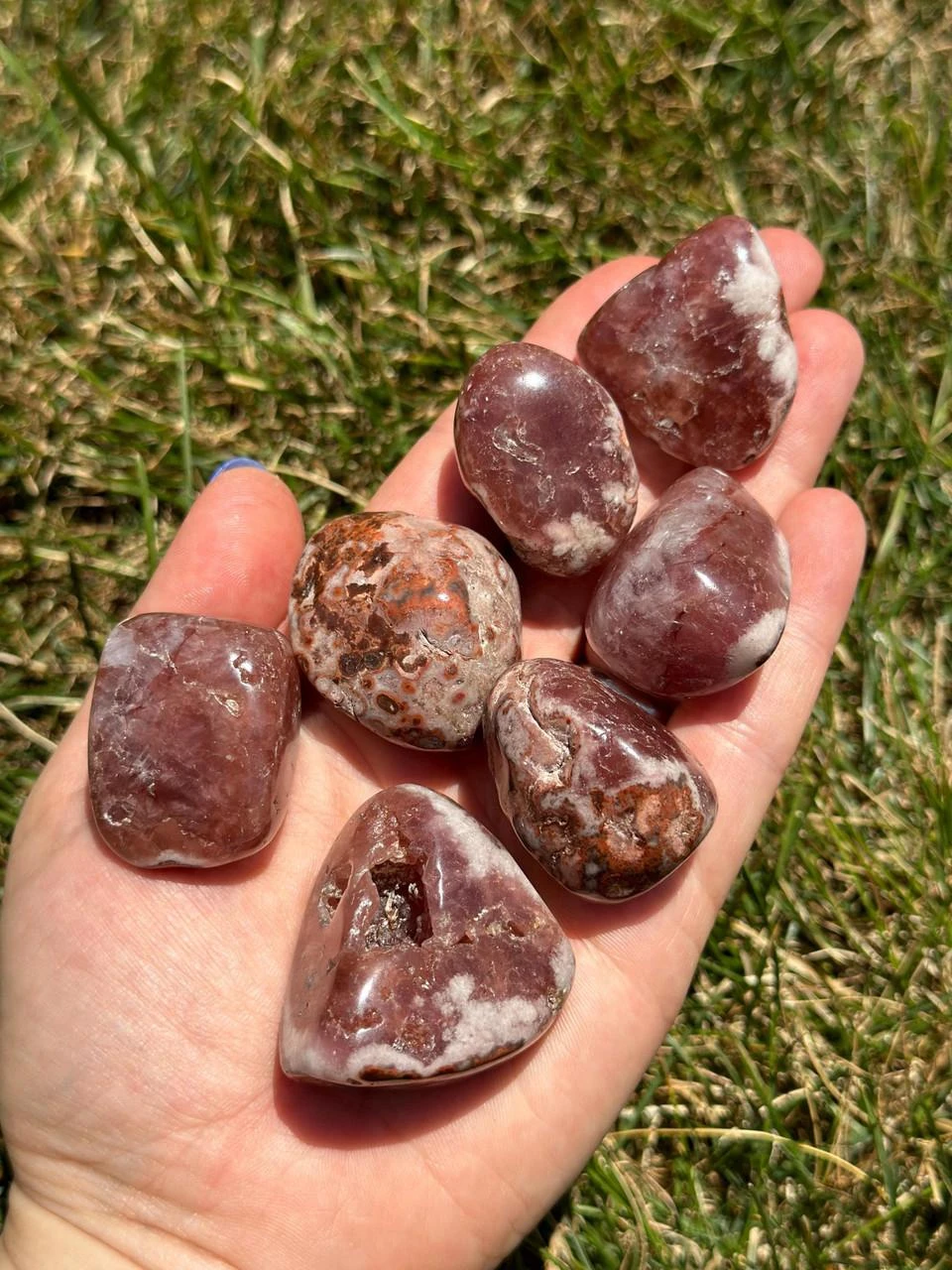Pink Amethyst Tumbled Stone - Grade A | New Moon Beginnings